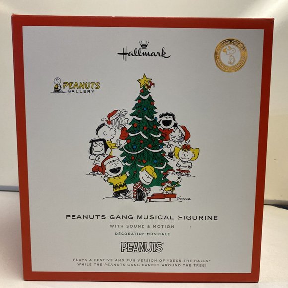 Hallmark | Holiday | 222 Hallmark Peanuts Gang Musical Figurine With Sound Motion Tabletop Decor ...